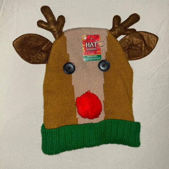 Accessories | Nwt Rudolph The Red Nosed Reindeer Hat | Poshmark